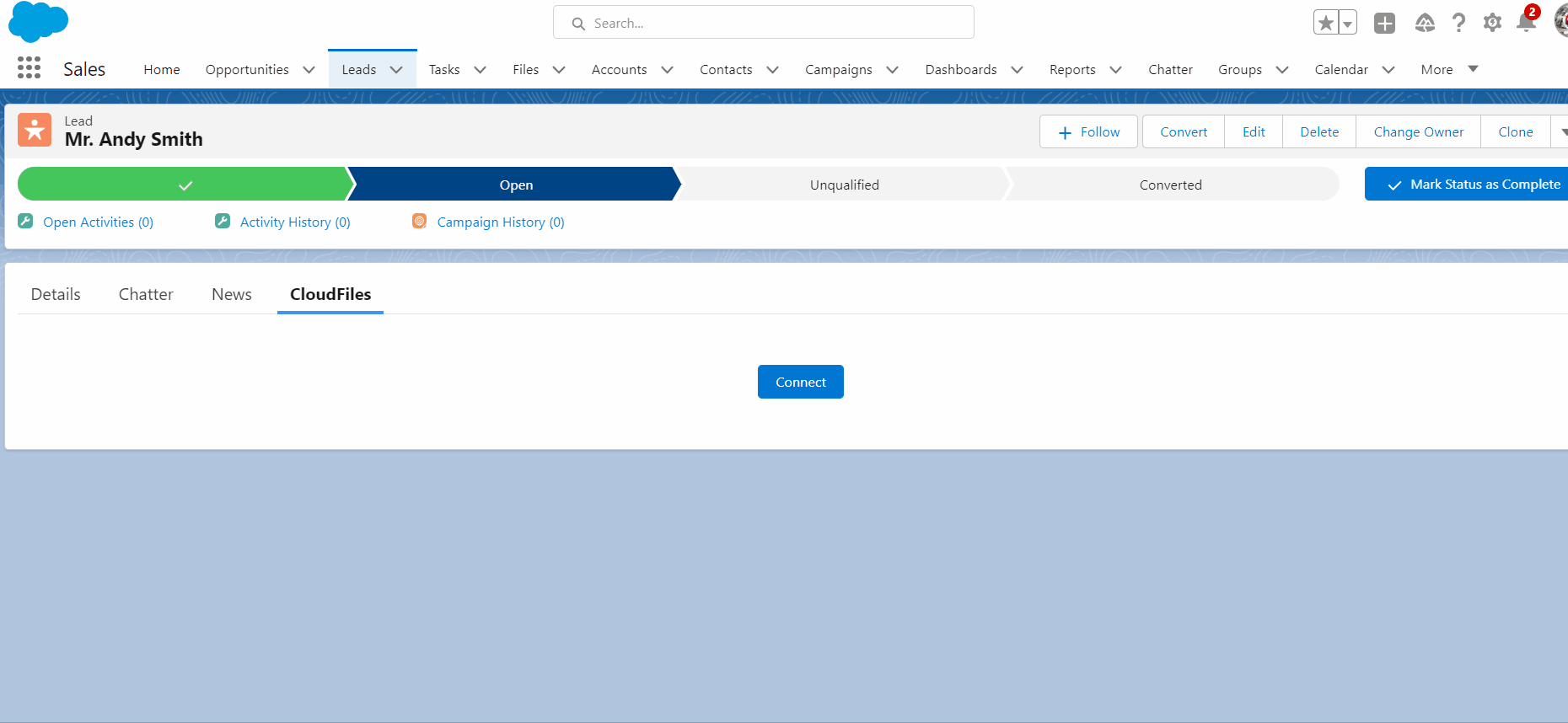 Connect, Share & track files in Salesforce